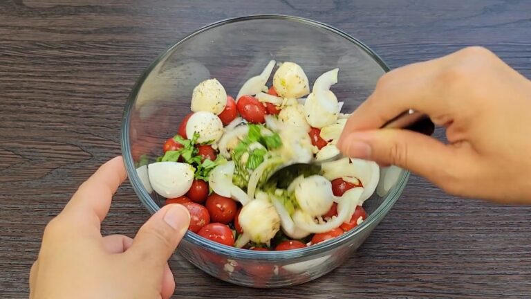 Salade de Tomates ET Bocconcini - Delice Serable Etcie